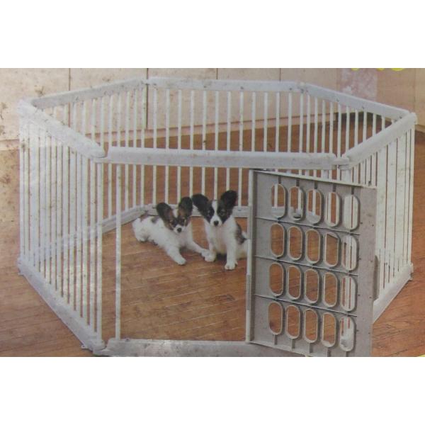 アイリスオーヤマ パイプ製ペットサークル (パネル6枚セット）UC-66ｓ※写真が下手で申し訳ありません！・パイプ製の本格的ペットサークル・ペットの出し入れがしやすいドアつき・室内外で使用可（屋外使用の際は、市販のペグをご使用ください）●丈...