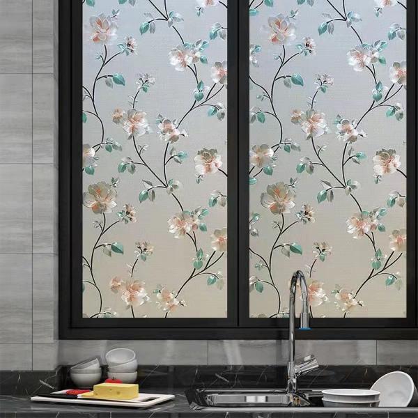 【カラー】第一枚画像通り【素材】PVC。おしゃれな柄で、芸術ガラスに見えます。お部屋のインテリアとしても楽しめます。【目隠し、プライバシー保護】外からの視線を遮りながら、かつ、充分に外の光を室内に取り込めます。カーテンを閉めているときの閉塞...