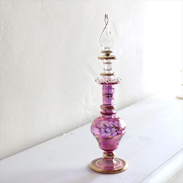商品番号：　eg6706purple サイズ　：　 17cm 産　地　：　カイロ エジプト 素　材　：　ガラス    <Key：香水瓶　エジプト　エジプト土産　エジプト雑貨　オリエンタル雑貨　ガラス瓶　ハンドメイド　クレオパトラ　pe...