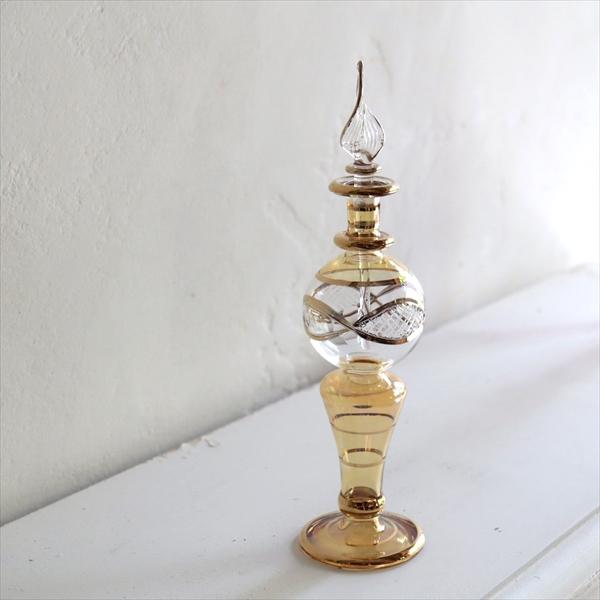 商品番号：　eg6793yellow サイズ　：　 16cm 産　地　：　カイロ エジプト 素　材　：　ガラス    <Key：香水瓶　エジプト　エジプト土産　エジプト雑貨　オリエンタル雑貨　ガラス瓶　ハンドメイド　クレオパトラ　pe...