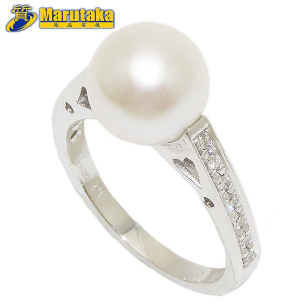 商品名：パール ダイヤモンド ホワイトゴールド リング (Pearl Diamond White Gold Ring)ブランド名：ポンテ・ヴェキオ (Ponte Vecchio)金性：K18 WG石目：パール / ダイヤモンド：0.13ct...
