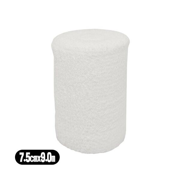 肘や膝などの屈曲部にもフィットし、体動を妨げません。表面の凹凸により、巻きずれしにくくなっています。肌触りがよく通気性にも優れています。