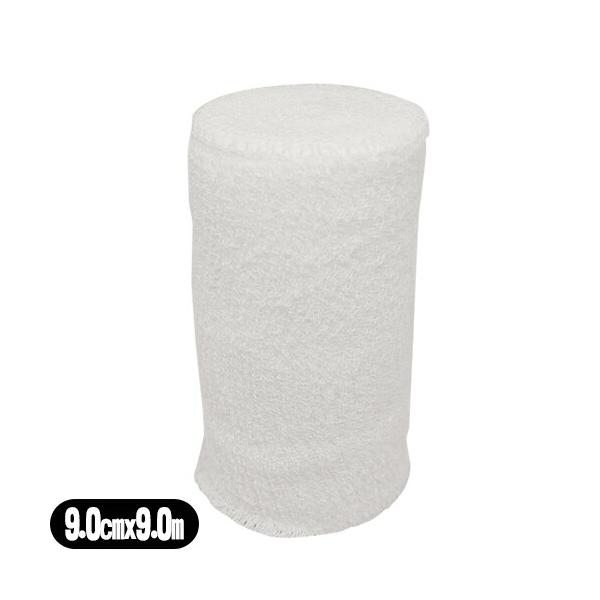 肘や膝などの屈曲部にもフィットし、体動を妨げません。表面の凹凸により、巻きずれしにくくなっています。肌触りがよく通気性にも優れています。