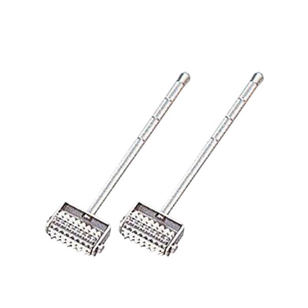 商品詳細商品名長柄ローラー針(ローラー鍼) 員利鍼付 クローム  サイズ(約)  長さ125mmx巾24mmxφ14mm種別小児鍼/小児針/美容鍼  メーカー  株式会社カナケン商品説明● ローラー鍼とは接触鍼のひとつで、ギザギザが特徴の鍼...