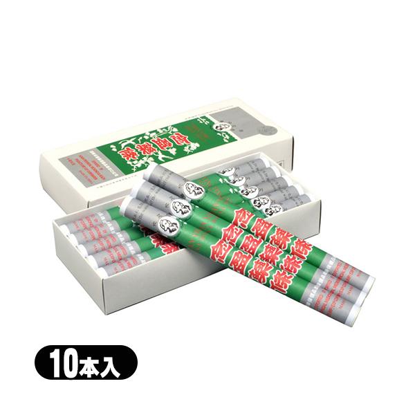 もぐさを主として丹参・当帰・川きゅうなどの漢方成分を配合燃焼時間(1本3時間)棒灸フード 柄付 大 らくらく温灸器 でご使用頂く棒状のもぐさとなります。