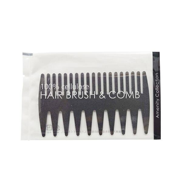 環境にやさしい3つの商品特徴1.食物繊維100%、石油由来成分を一切使用しておりません。(モノづくりを目的とし植えられた木で製造された紙と繊維工場で廃棄される繊維を利用しております。)2.クシとブラシがひとつになりコンパクトで機能的。3.本...