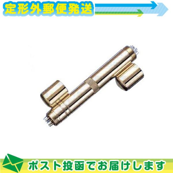 金メッキ補瀉両用。長さ98mm、Ф12mm、16本鍼爆買