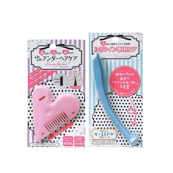 アンダーヘア用コーム付レザー(カミソリ)です。 刃が肌に当たらない安全設計!これは削ぐようにカットできるので毛先が細くなりチクチクしない&amp;幅広の処理ゾーンで手早くボリュームダウン! 両刃使用できるので差し替えれば長くご利用可能!かわ...