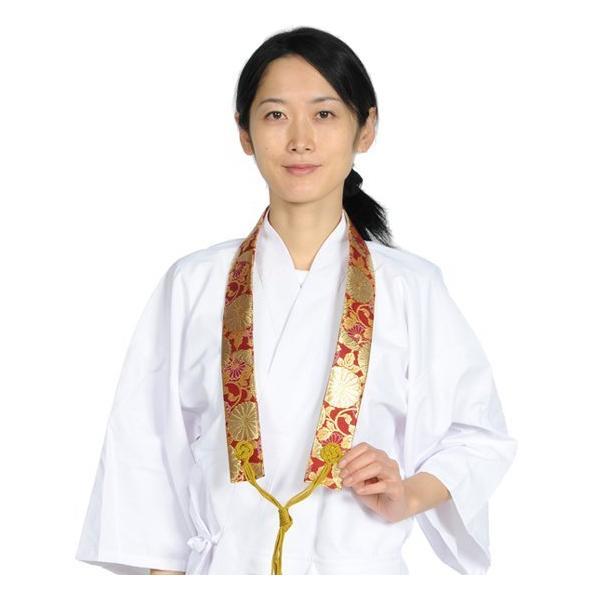 西陣織高級金襴の輪袈裟です。四国八十八ヶ所・四国別格二十霊場お遍路以外にも、西国三十三ヶ所・坂東札所・秩父札所等の観音霊場巡礼と幅広くご利用いただけます。