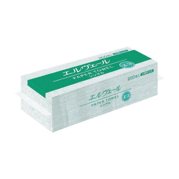 材質：リサイクルパルプ　サイズ：小判　カラー：ホワイト　パック寸法：７４×２２０×８５ｍｍ　種別：手拭き用および清掃用　シート寸法：１７０×２２０ｍｍシングル１ケース（２００枚入×４２パック）