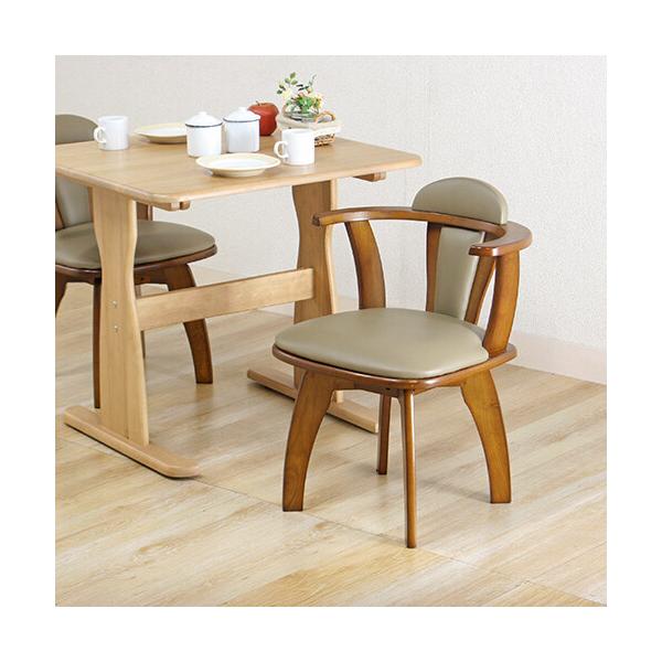 〇高級感のあるラバーウッド素材使用。〇リラックスのできる肘付き。〇立ち座りに便利な回転式。●組み立て商品【商品詳細】サイズ：W525×D500×H700mm座面高：420mm重量：8kg生産地：ベトナム素材・成分：張地：合成皮革（PVC）座...