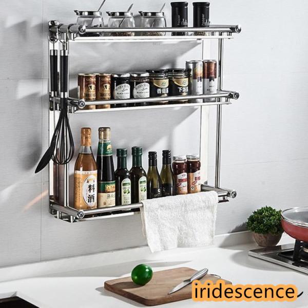 ■ 品名：キッチンラック■ 素材：201ステンレス■ 用途：調理グッズ収納■ カラー：全12色■ サイズ：写真参考耐久性、清掃が簡単、耐スクラッチ性、錆びないようにするための、高温仕上げの高品質201ステンレス鋼材のキッチンラックです。缶、...