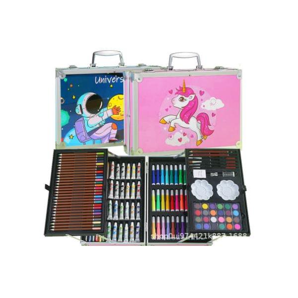 ■絵具、色鉛筆、クレヨンなどの画材、消しゴム、鉛筆削りなどの文房具も入った豪華なお絵かきセットです。■子供たちの芸術的な興味を探して、芸術に対する興味を育てます。創造的なデザインを通じて、素晴らしい芸術作品を創造します。■200点セット内容...