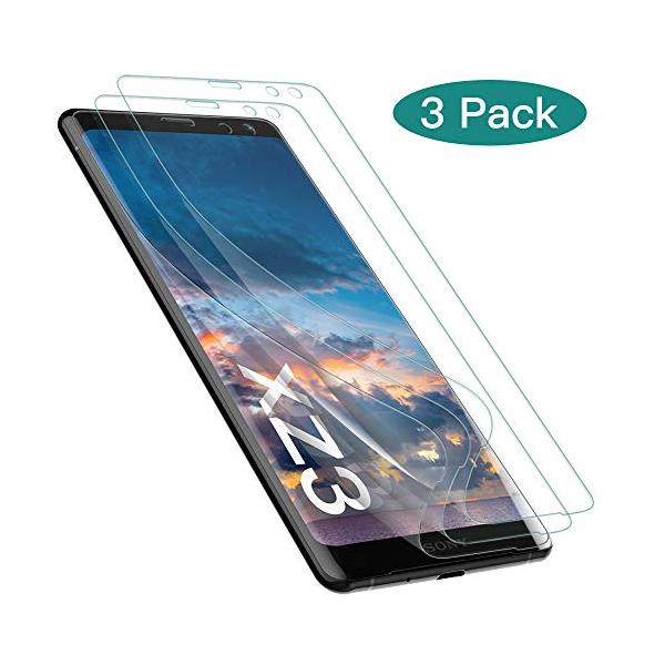 対応機種Sony Xperia XZ3SO-01L、SOV39対応柔らかいTPU液晶保護フィルムです。貼り付けやすい濡らす必要ない、ガラスフィルムのように防塵シールを取り出したら直接に貼り付けます。日本語の貼り付け説明は商品ページに記載して...