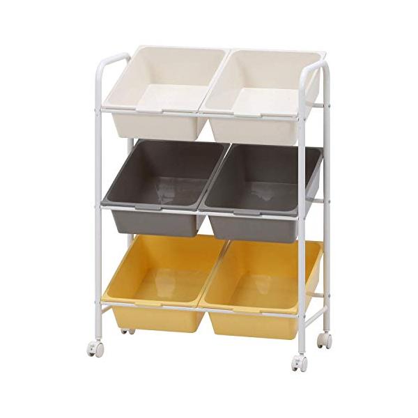 ひとりで片付けできるもん♪しっかり収納キッズラックサイズ:幅61×奥行36×高さ86cm素材・材質:スチール・PP塗装:粉体塗装原産国:台湾