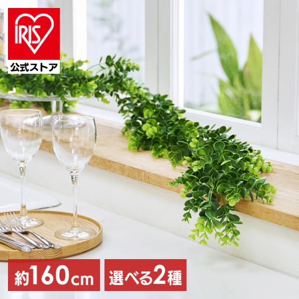 （検索用：フェイクグリーン・ガーランド・160cm・インテリア・おしゃれ・配線・目隠し・人工観葉植物・ウォールグリーン・壁掛け・ラベンダー・ユーカリ・アイリスオーヤマ・4967576773287・4967576773294）
