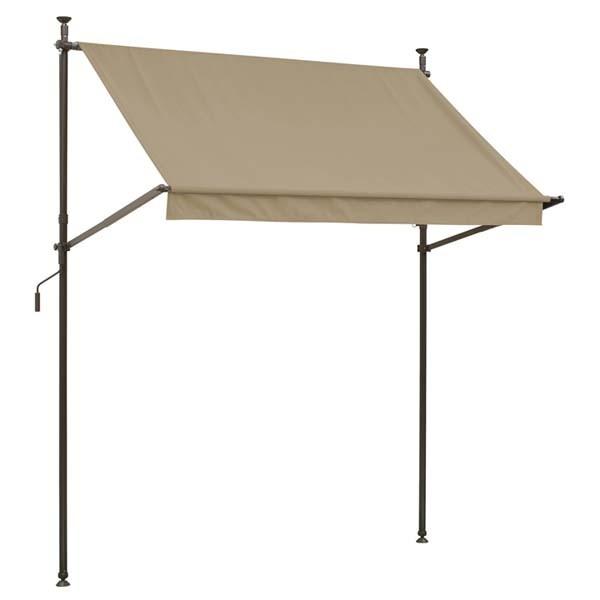 ●商品サイズ（cm）幅約208×奥行約126.5×高さ約301取付可能高さ：約201〜301間口：幅約194.5●商品重量約11.4kg●材質本体：スチール生地：ポリエステル●UVカット率約98%●遮光率約98%●3年保証●カラーベージュ ...