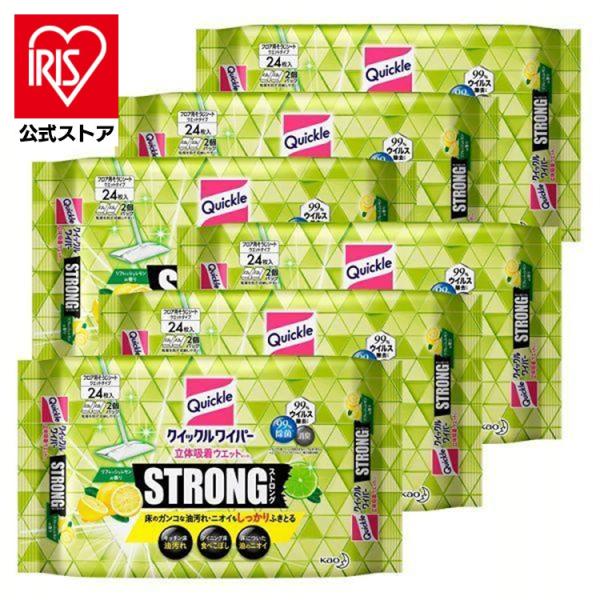 床のベタベタ汚れがサッパリ拭きとれるウエットシートです。●内容量24枚入×6個セット●シートサイズ（cm）幅約20.5×長さ約28.5●パッケージサイズ（cm）幅約30×奥行約17×高さ約4.5●成分・素材シート材質：ポリエステル、レーヨン...