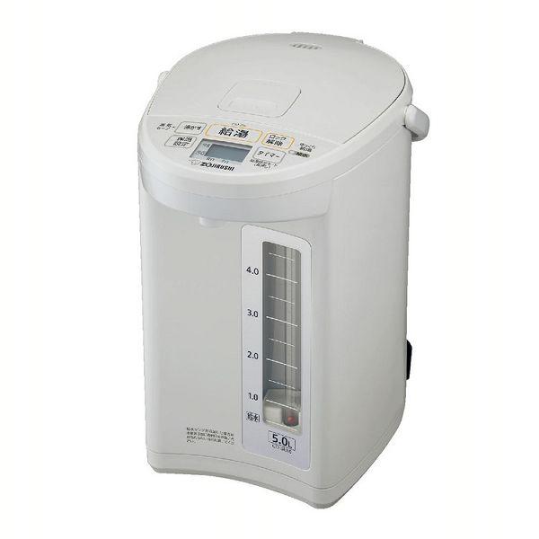 たっぷりお湯が使える5Lの大容量＆985Wのスピード沸とう●商品サイズ（cm）幅約23×奥行約31.5×高さ約34●商品重量約3.4kg●容量5.0L●消費電力985W（湯沸かし時）（検索用：象印・電動ポット・電気ポット・cdse50・CD...