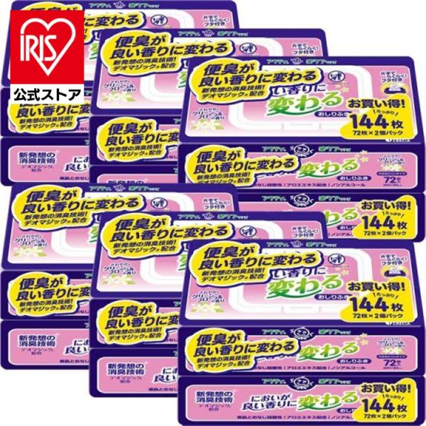 （検索用：アクティ・おしりふき・濡れタオル・ぬれタオル・介護用・良い香りに変わる・大容量・ノンアルコール・ウェットシート・20×18cm・4901750808174）