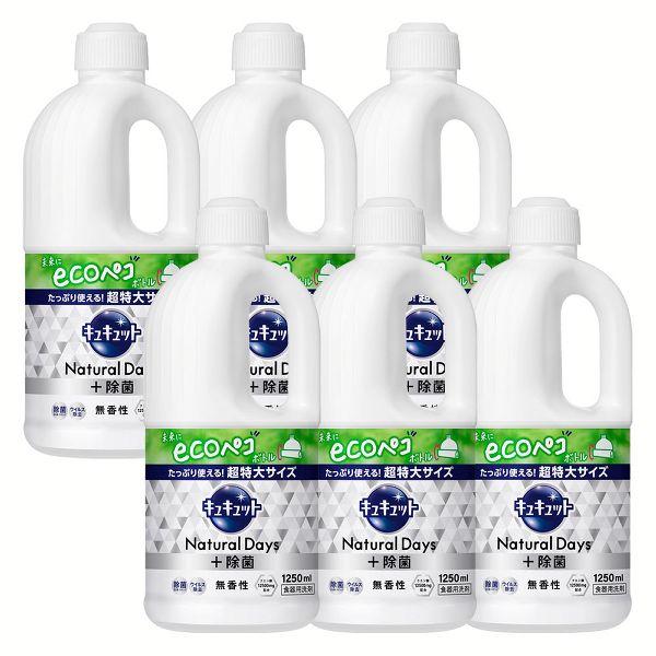 （検索用：食器用洗剤・花王・ナチュラルデイズ・まとめ買い・詰替え用・クエン酸配合・キュッと実感・ecoペコボトル・プラス除菌・キッチン洗剤・4901301433367）