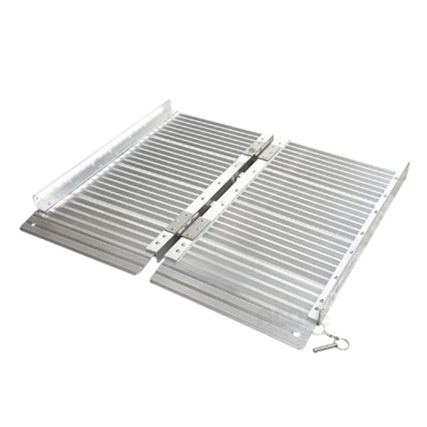 （検索用：スロープ・アルミ・段差解消・段差・62cm・自転車・バイク・介護・車いす・玄関・乗り入れ・工場・工事現場・運搬・介護・車いす・工事現場・段差解消・乗り入れ・玄関・工場・4535601036418）