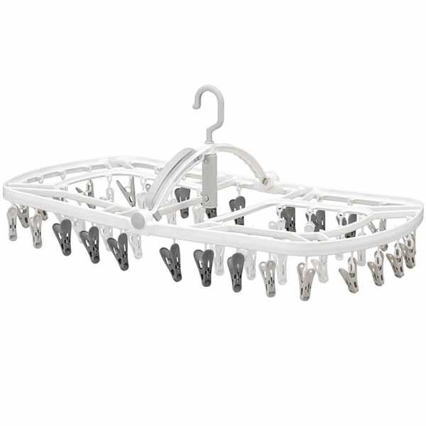 （検索用：バランス型・洗濯ハンガー・省スペース・シンプル・小物干し・多機能・強風・使いやすさ・ドア掛けフック・部屋干し・衣類干し・CBJ・4573306870272）