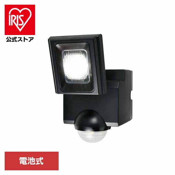 （検索用：ELPA・エルパ・防犯用品・センサーライト・屋外用ライト・電池式・ウォールライト・防雨仕様・かんたん設置・白色LED・4901087216567）
