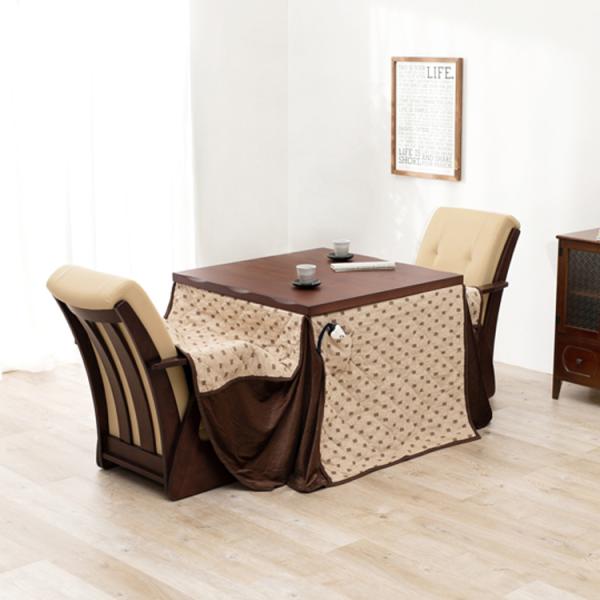 （検索用：ダイニングコタツ4点セット・こたつ布団セット・高さ調節・4934257289528）[翌日優良配送対象商品に関しまして]下記の場合は対象外となります。・13時以降(休業日は12時以降)のご注文の場合・お届け先が対象地域外の場合(離...