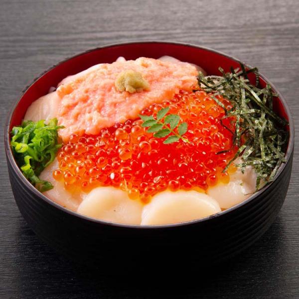 （検索用：海鮮丼セット・いくら・醤油漬け・鮭・トロ・ほたて・貝柱・海鮮ギフト・冷凍・）[翌日優良配送対象商品に関しまして]下記の場合は対象外となります。・13時以降(休業日は12時以降)のご注文の場合・お届け先が対象地域外の場合(離島含む)...