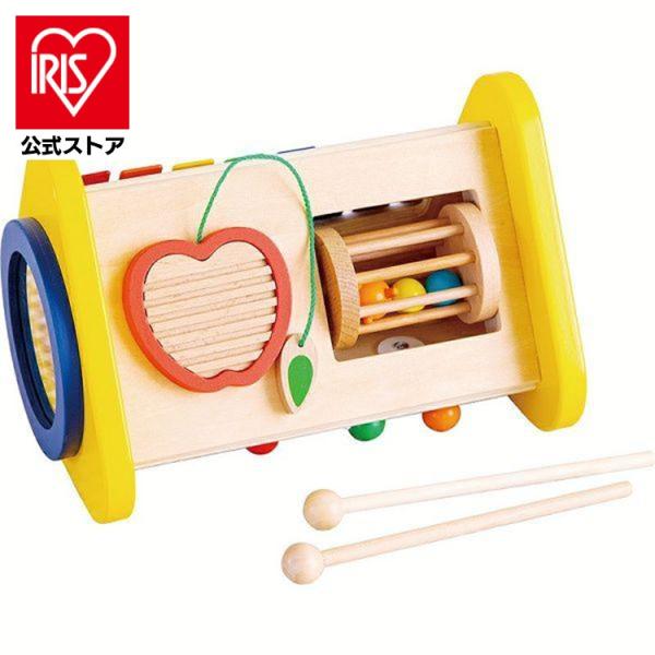 ※こちらの商品はメーカー直送品のため、初期不良以外の返品・交換は承れませんので予めご了承ください。（検索用：知育玩具・木製玩具・木のおもちゃ・森のあそび道具・プレゼント・ギフト・おんがくかい・音感・叩く・回す・4941746806456）