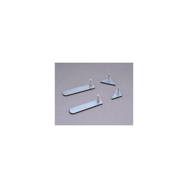 メタルラックアジャスター（前用2個・後用2個入り） MR-4BAアイリスオーヤマのポール直径25mmのメタルラックシリーズ専用アジャスターです。スライドトレーを使用する際の前倒れを防止します。また、ポールの下部に取り付け、高さを微調整するこ...