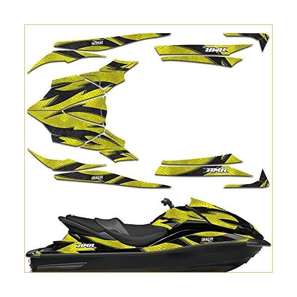 人気ブランドの AMR Racing Jet Ski Graphics Full kit Sticker Decal Compatible ...