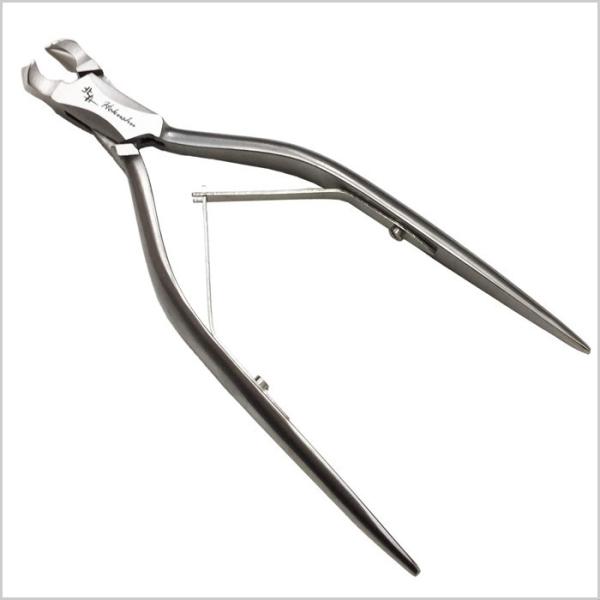 北舟 足用 ロングハンドル爪切り  HS-5 柄が長いので届きにくい足の爪が楽に切れる！日本の熟練した職人の手により製造される爪切り確実に爪をキャッチしし硬い爪も簡単に切ることができます。ロングハンドル爪切りは足の爪や巻き爪(指に食い込んで...