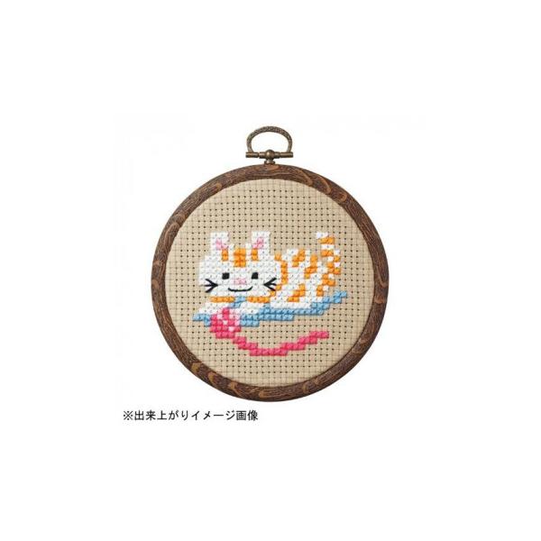 可愛い動物の簡単クロスステッチ♪●刺繍糸や針、おしゃれなフープなどがセットになった制作キット♪初心者の方におすすめです。 生産国:日本 素材・材質:布・ししゅう糸:綿100%おしゃれフープ:木クロス針:はがね 商品サイズ:出来上がり寸法:額...