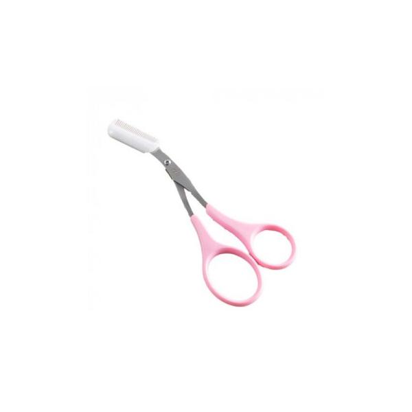 クシ部分が着脱可能なマユハサミ●そろえて簡単カットができる、右手専用のクシ付マユハサミ。クシの部分は着脱可能です。 生産国:日本 素材・材質:刃部:ステンレス刃物鋼