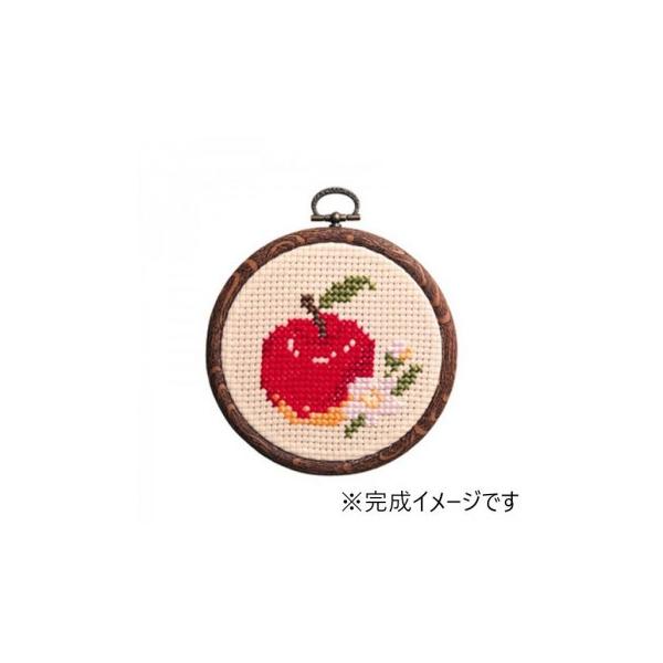 果物やお花をデザインしたクロスステッチキット。●1日で完成!初級者の方でもかんたんに楽しめるクロスステッチキット。製作時間の目安は3~4時間。 生産国:日本 素材・材質:布、ししゅう糸:綿100%クロス針:はがね 商品サイズ:額内径:10....