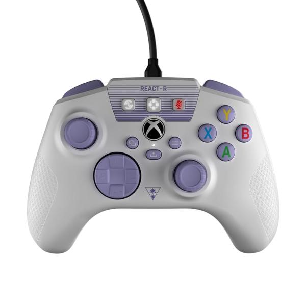「商品情報」 Turtle Beach〓 REACT-R〓 コントローラー  は、Xbox シリーズ X、Xbox シリーズ S、Xbox One X、Xbox One S、Windows PC 向けに開発されました。3.5mmヘッドセット...