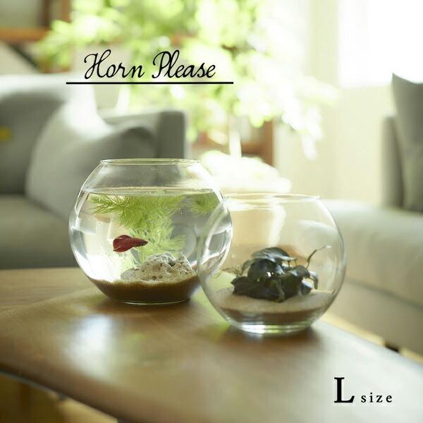 【商品情報】●再生ガラスで作られたリューズガラスシリーズは素朴な風合いが特徴です。●今までなかったリューズガラスの球型。●金魚鉢にしたり、苔を植えたテラリウムやお花を浮かべてフローティングフラワーにしてみたり 様々なアレンジのきく形です。「...