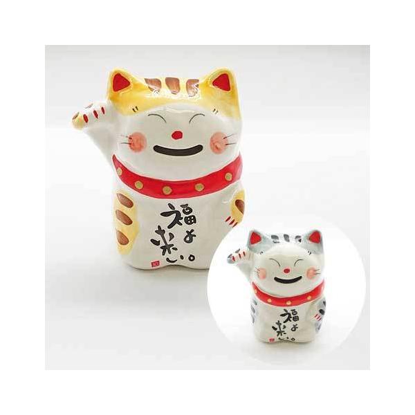 「福よ来い。」沢山の幸せを招いてくれそうな、笑顔の招き猫の貯金箱です。サイズ / 約幅120×奥行92×高さ135mm素材 / 陶器原産国 / 日本商品の色合いはディスプレーの設定等により、実際の物とは違って見える場合がございます。予めご了...
