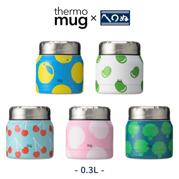 商品名: thermo mug Mini tank KAMAWANU TNK18-KW スープジャー 0.3L 保温 保冷 ステンレスボトル お弁当 ランチグッズ かまわぬ コラボ コンパクト容器-商品説明-thermo mugKAMAWA...