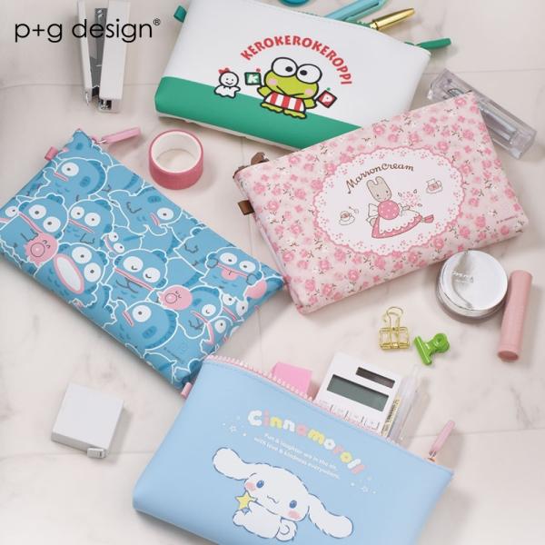 商品名: ピージーデザイン NUU ポーチ サンリオキャラクターズ PG-48001 PG-48002 PG-48003 PG-48004 シリコン 小物入れ 収納 コスメポーチ 薬入れ シナモロール マロンクリーム ハンギョドン けろけろ...