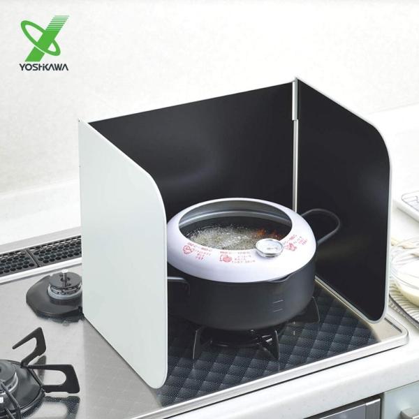 使うときだけ！レンジガード SP1252 ガスコンロ用 ステンレス ih 3面 おしゃれ 使うときだけ 油はねガード 1口 折りたたみ油ハネが気になる調理のときにだけ、サッと取り出して使えるレンジガード。そして使い終わったらササっと拭いて、...