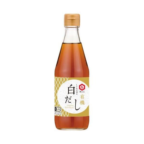 360mlカロリー：56kcal/100g賞味期間：開封前：１３ヶ月開封後：冷蔵庫に保存してください。原材料：有機しろしょうゆ（国内製造）、有機米発酵調味料、食塩、有機砂糖、かつおかれぶし削り、有機乾しいたけ、こんぶ、（一部に小麦・大豆を含...