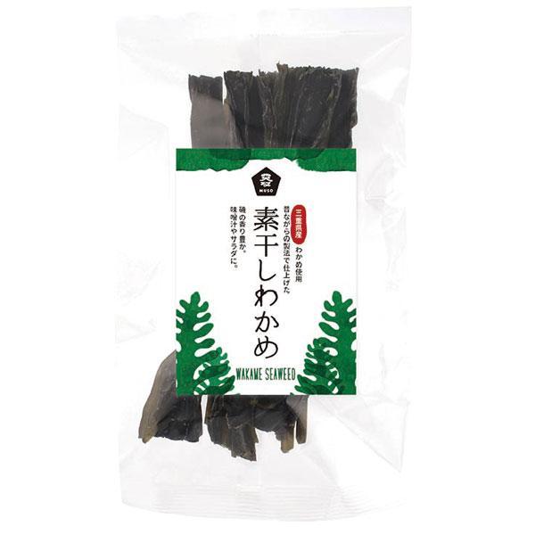 原材料：わかめ（三重県産）内容量：25g開封前賞味期限：365日メーカー：ムソーJANコード : 4978609224393※メーカー欠品の場合はお時間を要します。※ご注文内容によって万が一100サイズの段ボールに収まらない場合や梱包個数が...