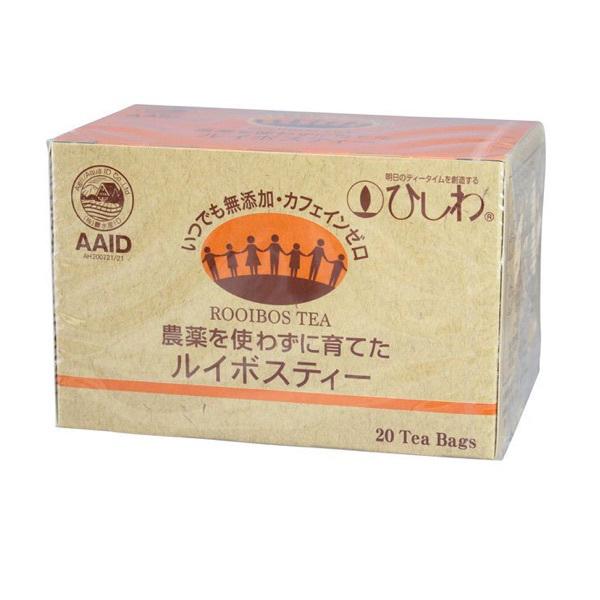 ※※宅配便の場合30個ごとに送料がかかります。形状：パック２０袋開封前：２年原材料：有機ルイボス 原産国名：南アフリカ共和国ひしわ※メーカー欠品の場合はお時間を要します。※ご注文内容によって万が一100サイズの段ボールに収まらない場合や梱包...