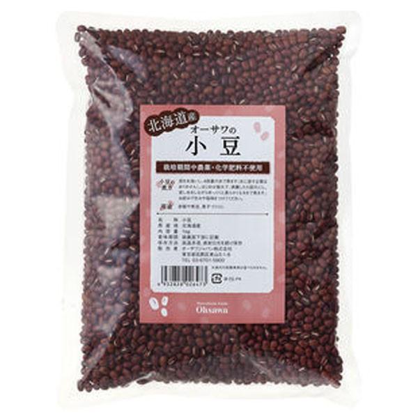 形状：袋1kg開封前賞味期間：常温で1年原材料：小豆(北海道産)オーサワジャパン※メーカー欠品の場合はお時間を要します。※ご注文内容によって万が一100サイズの段ボールに収まらない場合や梱包個数が複数になる場合はその分の送料がかかりますので...