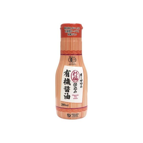 200ml開封前賞味期間：常温で1年6ヶ月原材料：有機大豆(アメリカ産)、有機小麦(カナダ・アメリカ）、食塩(オーストラリア産)有機JAS：有オーサワジャパン※メーカー欠品の場合はお時間を要します。※ご注文内容によって万が一100サイズの段...