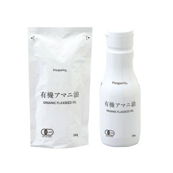 ※宅配便の場合30本ごとに送料がかかります。原材料：有機亜麻仁（カザフスタン産）内容量：190g開封前賞味期限：常温で1年メーカー：プロスペリティ※メーカー欠品の場合はお時間を要します。※ご注文内容によって万が一100サイズの段ボールに収ま...