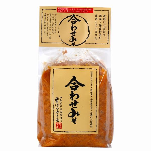 原材料名 : はだか麦（四国産）、米（国産）、大豆（九州産、遺伝子組換え混入防止管理済）、食塩（オーストラリア、高知）内容量 : 1kg賞味期限 : 製造日より180日JANコード : 4977035211069メーカー名 : はつゆき屋※...